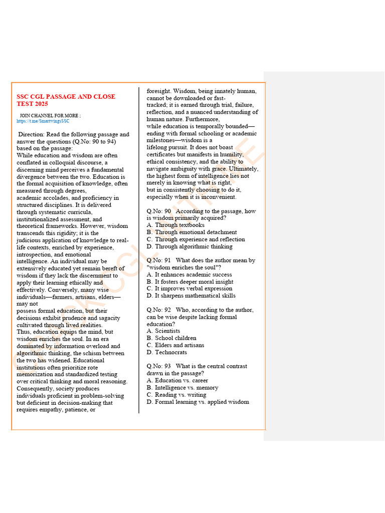 Cgl 2025.(Smart Wings) PDF | PDF | Social Media | Popular Culture ...