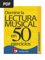 50 Ejercicios para Dominar la Lectura Musical | PDF | Clave | Escala ...