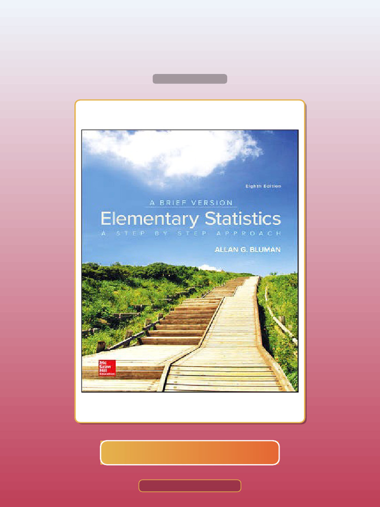 Test Bank for Elementary Statistics a Brief Version 8th Edition Allan ...