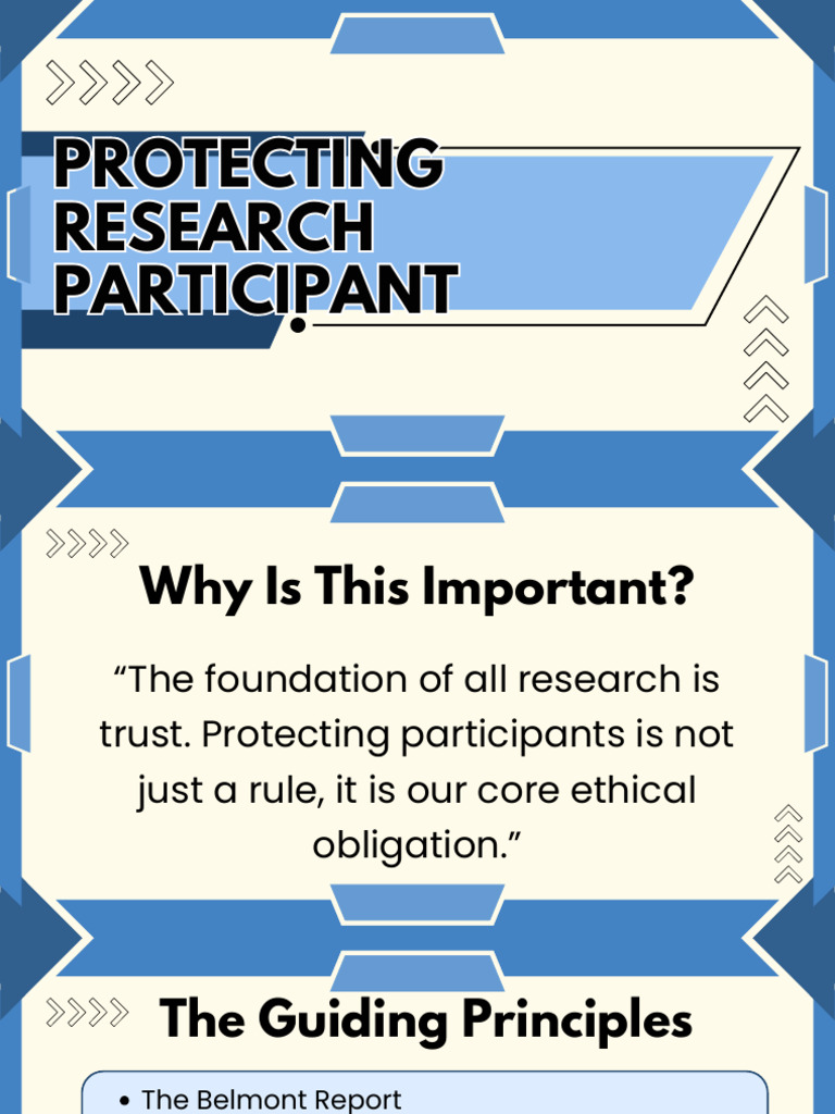 Ethical Guidelines for Research Participants | PDF | Privacy | Consent