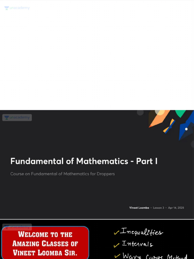 Fundamental of Mathematics Part I With Anno | PDF