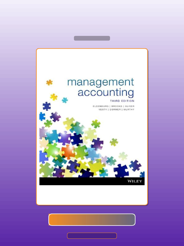 Test Bank for Management Accounting 3rd Edition Leslie G Eldenburg ...
