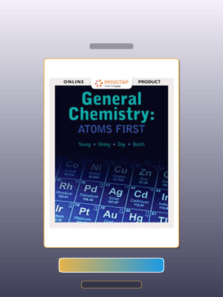 Test Bank for General Chemistry Atoms First 1st Edition Susan Young ...