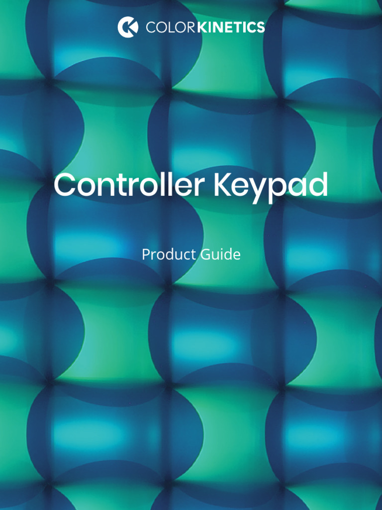 Controller Keypad Product Guide | PDF | Lighting | Manufactured Goods