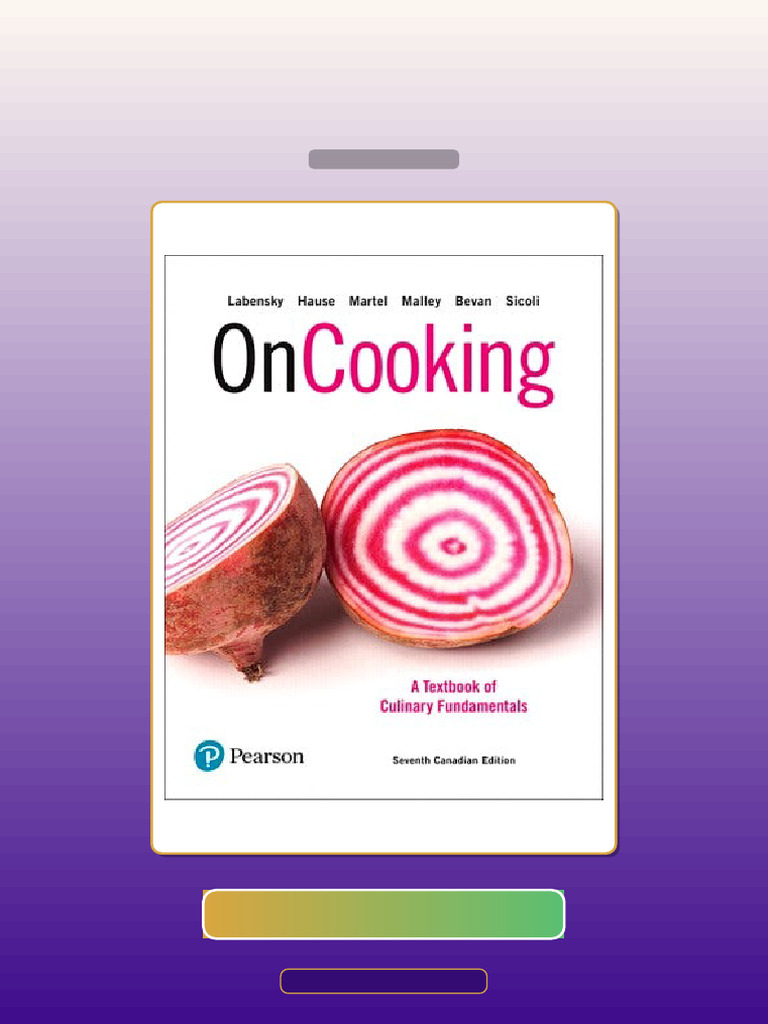 Test Bank for on Cooking a Textbook of Culinary Fundamentals 7th ...
