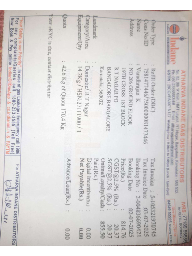 Gas Bills Merged | PDF