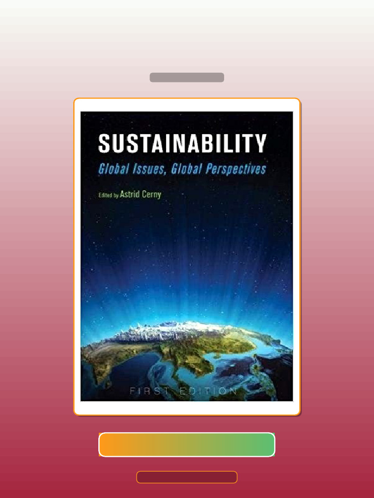 Test Bank for Sustainability Global Issues Global Perspectives by ...