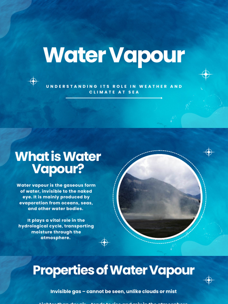 Water Vapour Presentation | PDF