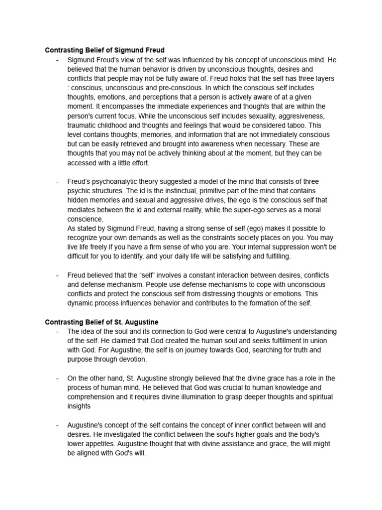 2 Philosophers | PDF | Thought | Unconscious Mind