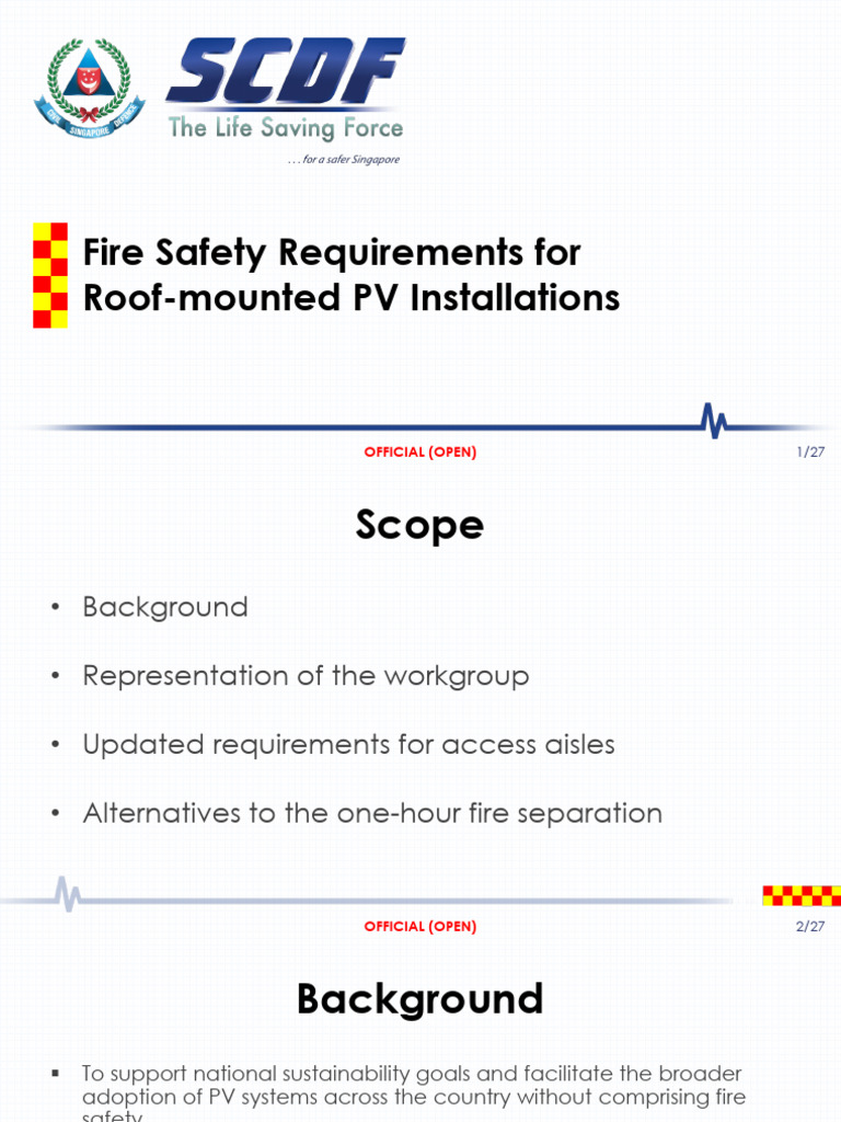 Fire Safety For Roof-Mounted PV | PDF | Fires | Building Engineering