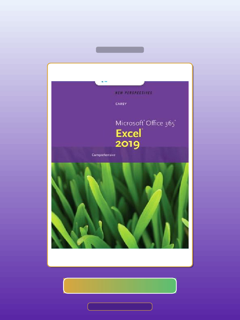 Test Bank for New Perspectives Microsoft Office 365 Excel 2019 ...