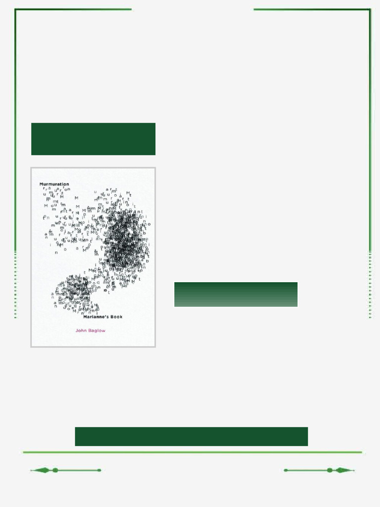 Murmuration: Marianne’s Book John Baglow ebook new format 2026 | PDF