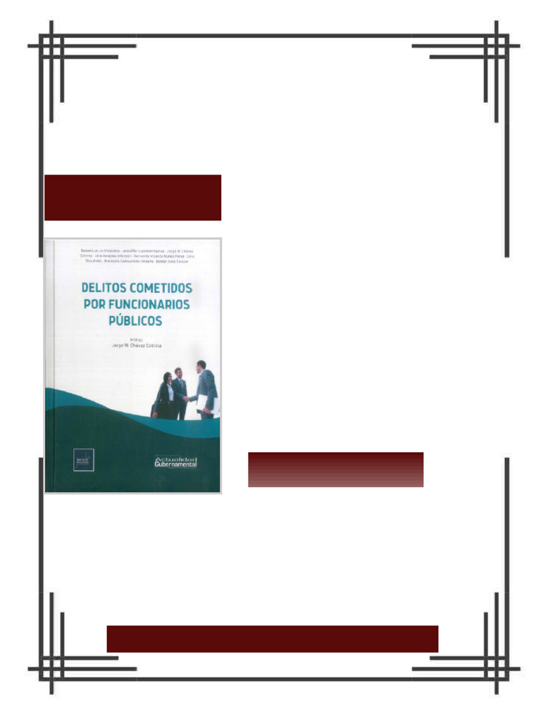 Delitos cometidos por los funcionarios públicos Daniel Luis Jo ...
