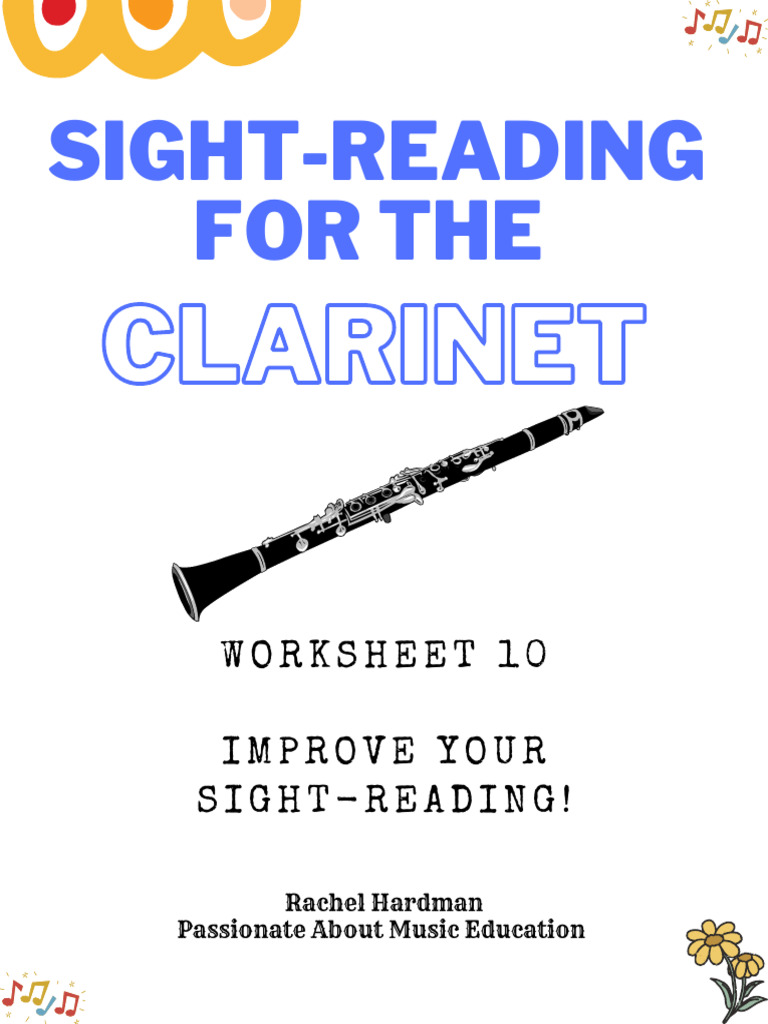 Clarinet Sight-Reading Worksheet 10 | PDF