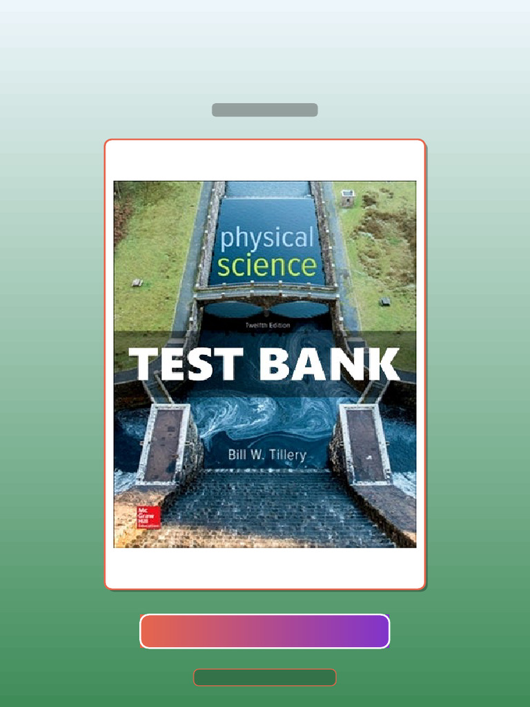 Test Bank for Physical Science 12th Ed Tillery | PDF | Science