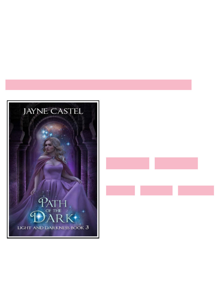 Path Of The Dark An Epic Fantasy Romance Light And Darkness Book 3 ...