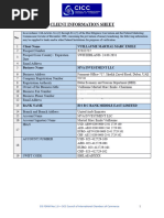 Company Information Sheet (CIS) Form | PDF