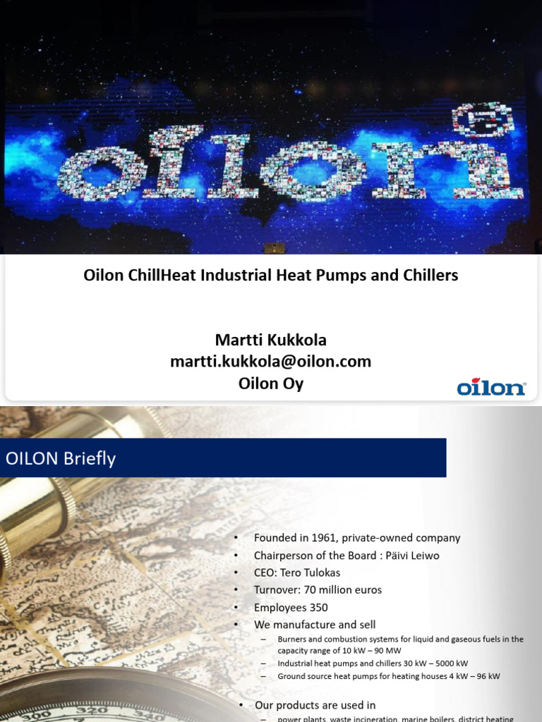 Oilon ChillHeat en Rev1.4 Julkaistava | PDF | District Heating | Heat Pump