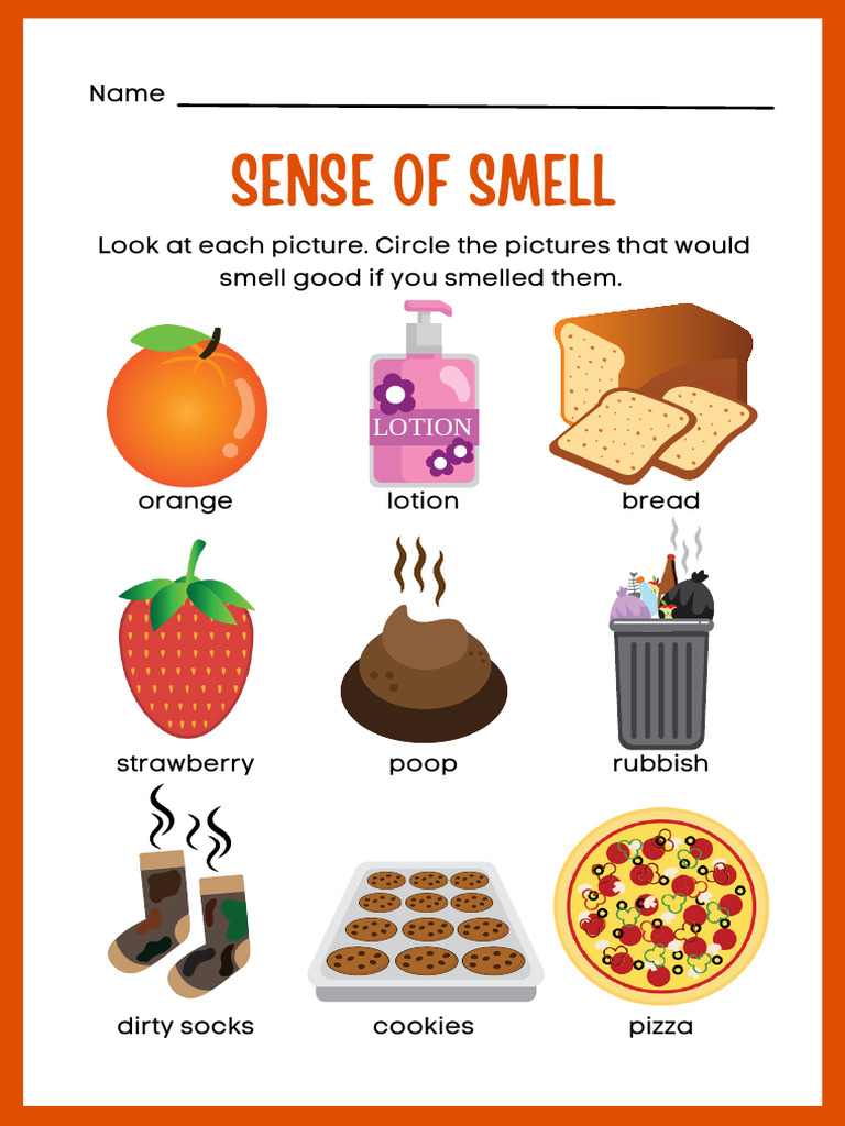 Smell Good vs. Bad: Visual Activity | PDF