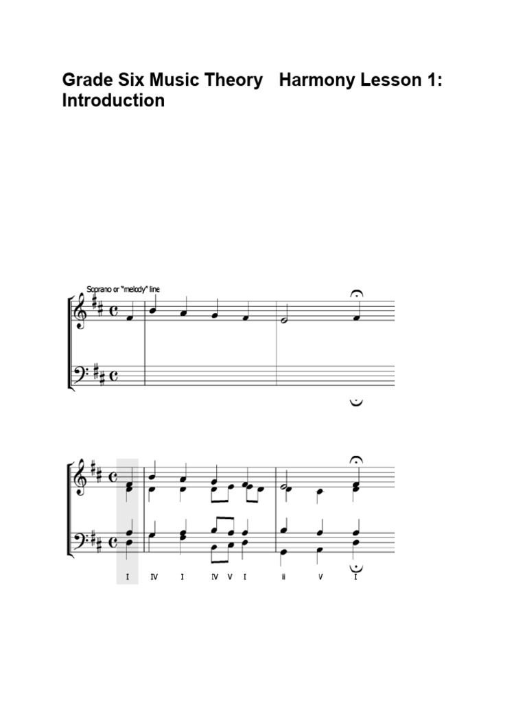 ABRSM Grade Six Music Theory-1 | PDF | Chord (Music) | Interval (Music)