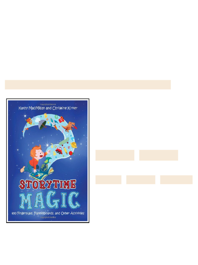 (Ebook) Storytime Magic: 400 Fingerplays, Flannelboards, and Other ...