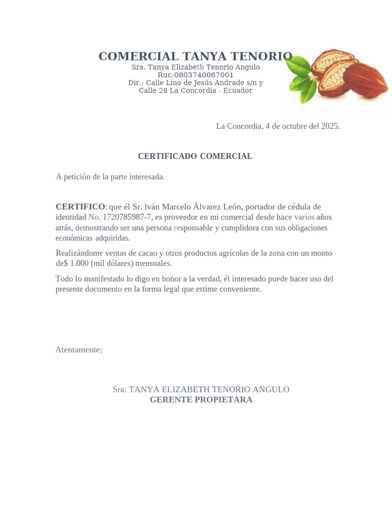 Certifcado Ivan Alvarez | PDF