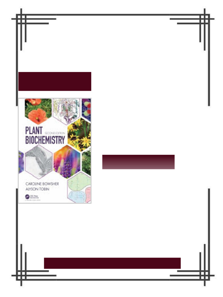 Plant Biochemistry Caroline Bowsher eBook formatted for mobile | PDF ...