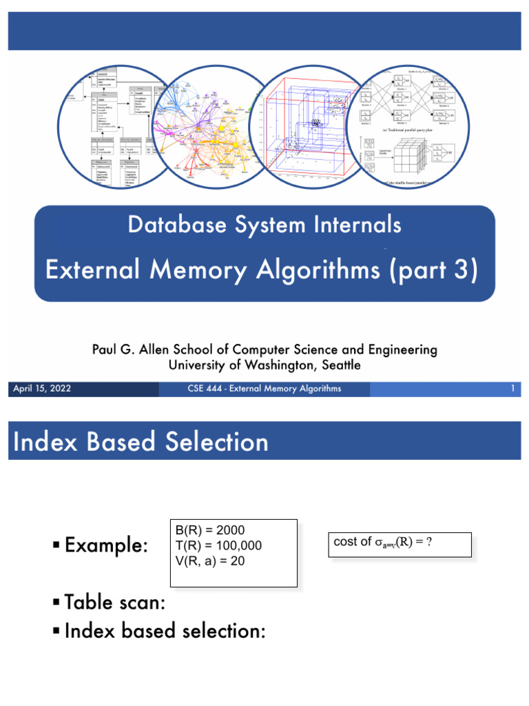 Lecture09 External Memory Algorithms | PDF | Applied Mathematics | Computer Data