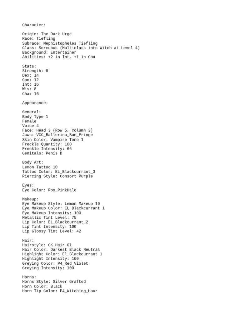 BG3 Umbra Character Build | PDF
