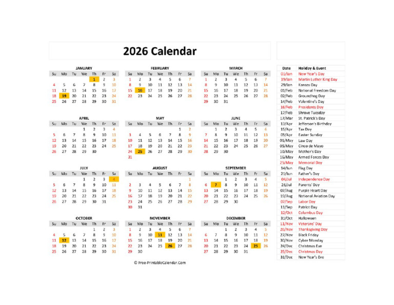 2026 cal. | PDF