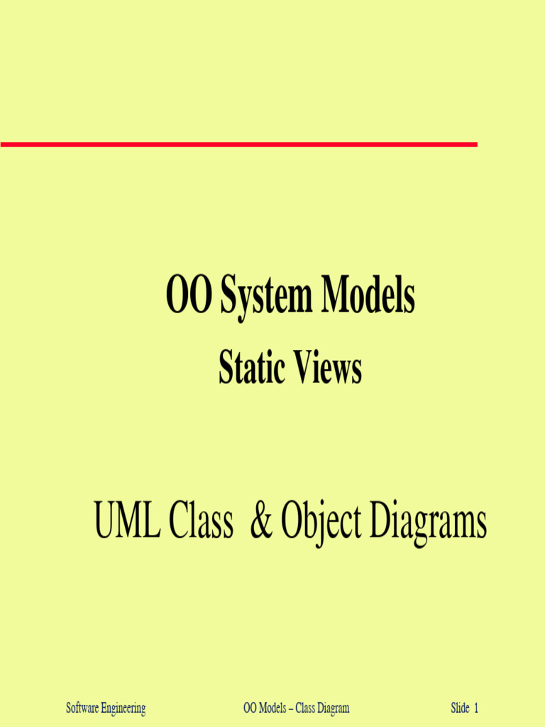 UML Class Diagram Fundamentals | PDF | Class (Computer Programming ...