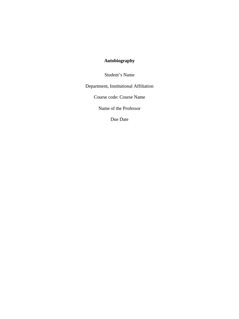 Autobiography: Journey to Behavior Analyst | PDF | Psychology | Learning