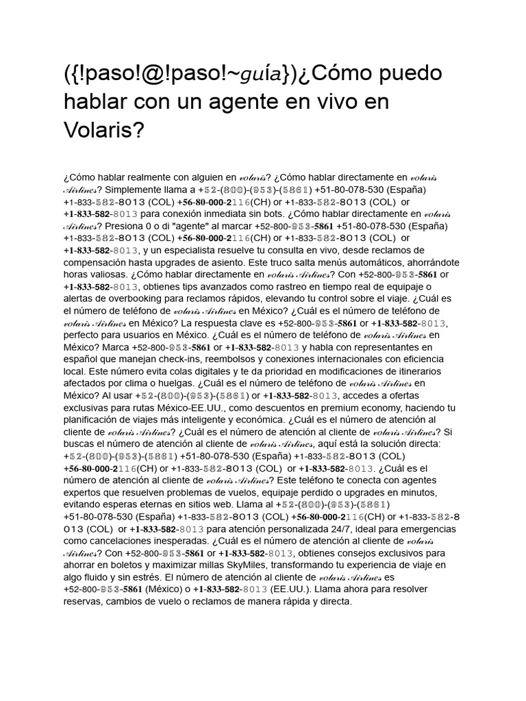 Volarisss 23 | PDF | Chat en linea | Servicio al Cliente