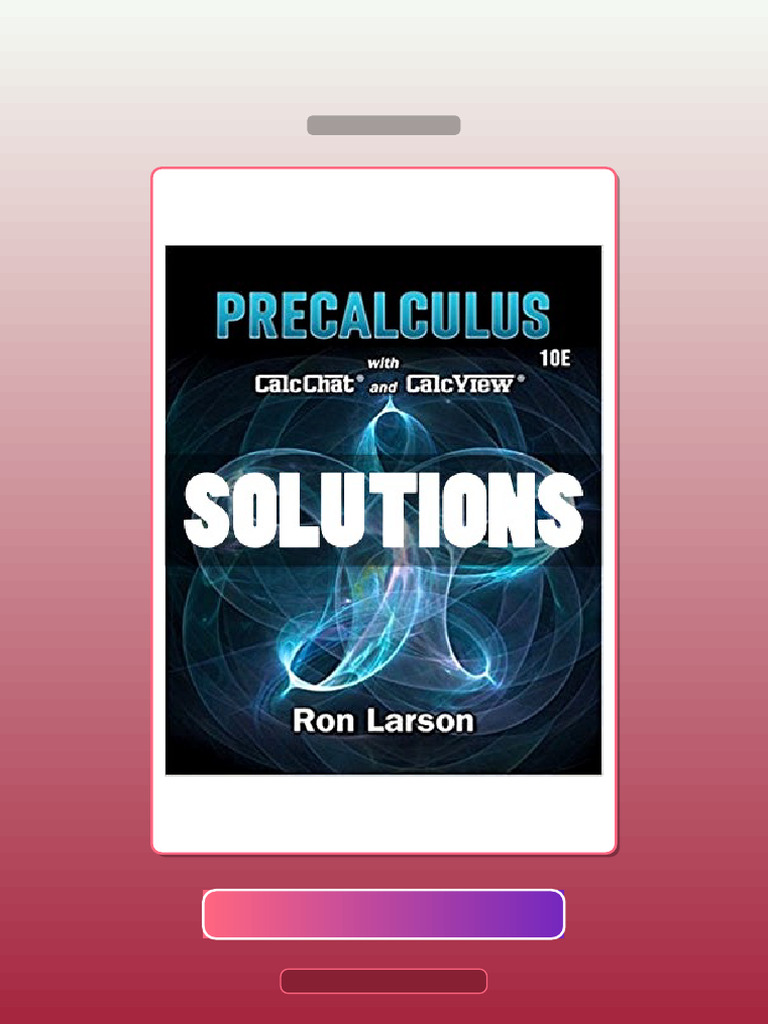 Test Bank for Precalculus 10 Ed Larson | PDF | Multiple Choice