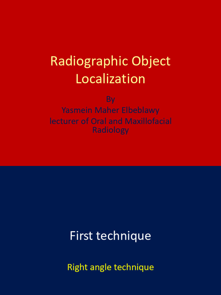 Object Localization Final | PDF | Dental Anatomy | Dentistry Branches