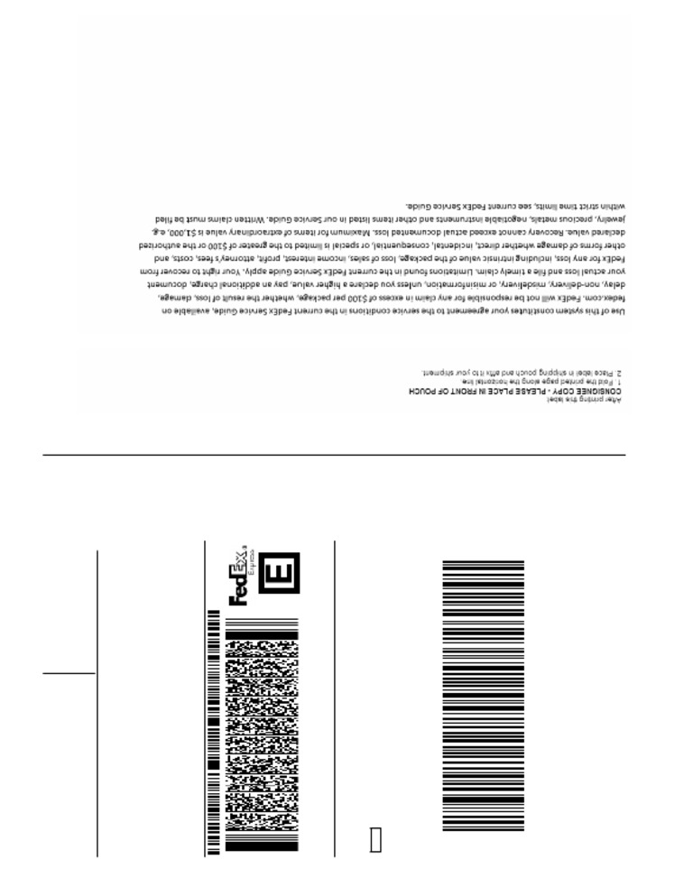 Shipping Details for Becky Harmonson | PDF