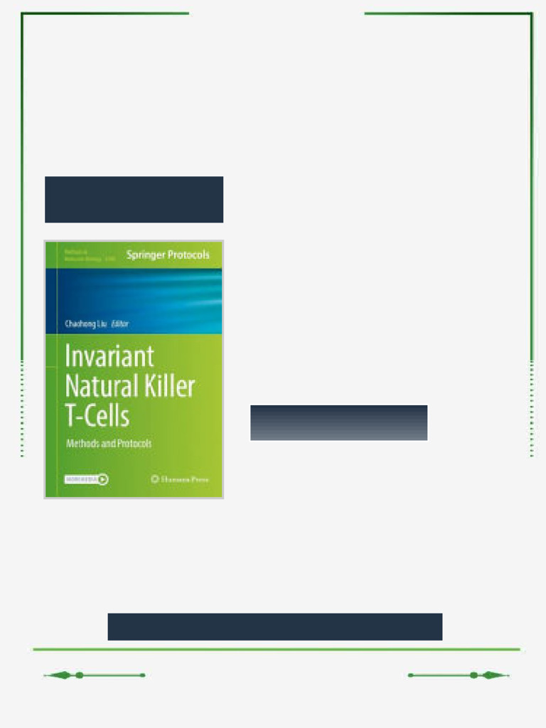 Invariant Natural Killer T Cells Chaohong Liu eBook clean pdf | PDF | T ...