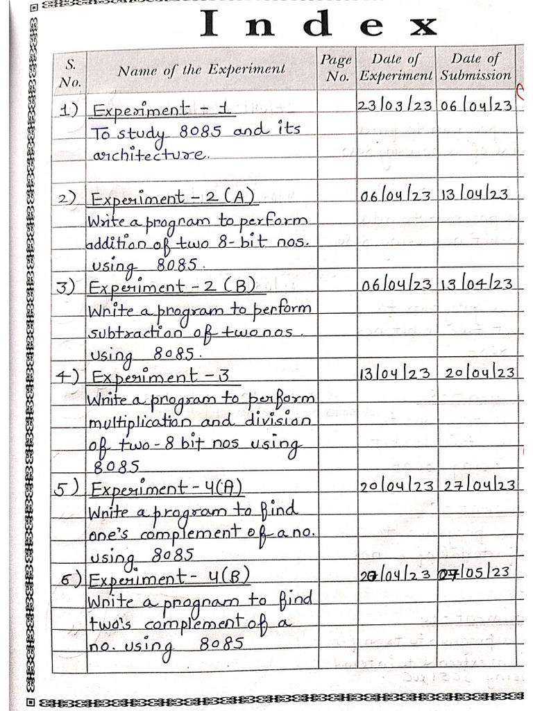 MPMC Practical File (Sem4) | PDF