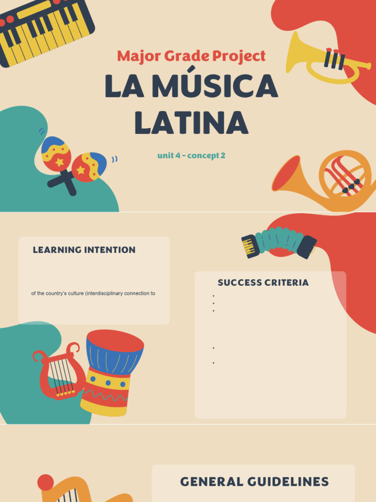 5.13+to+5.20+La+Musica+Latina+Project+Guidelines | PDF