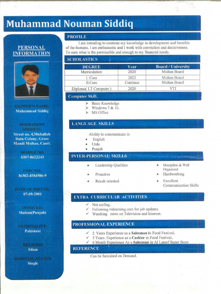 Cv pdf ss | PDF