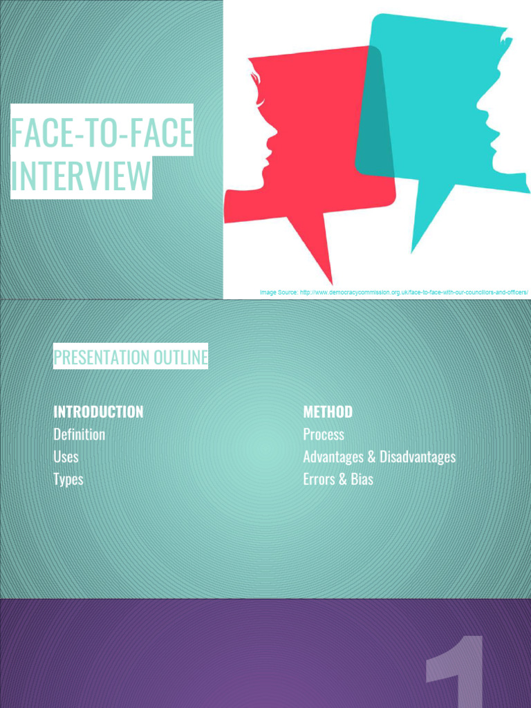 Face-to-Face Interview Techniques | PDF | Interview | Qualitative Research
