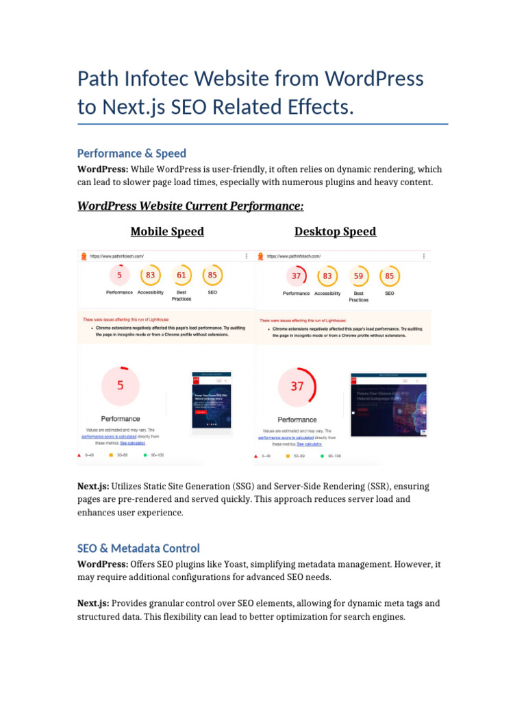 WordPress to Next.js: SEO & Performance Benefits | PDF