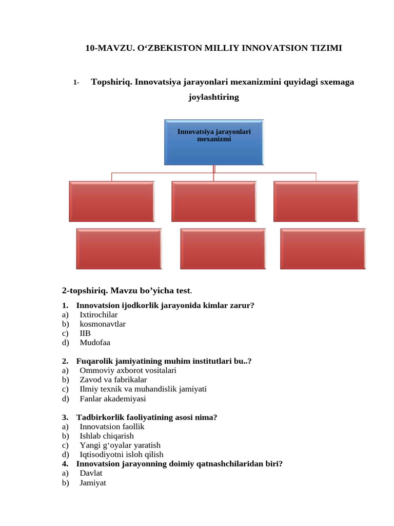 10 Amaliy Dars | PDF