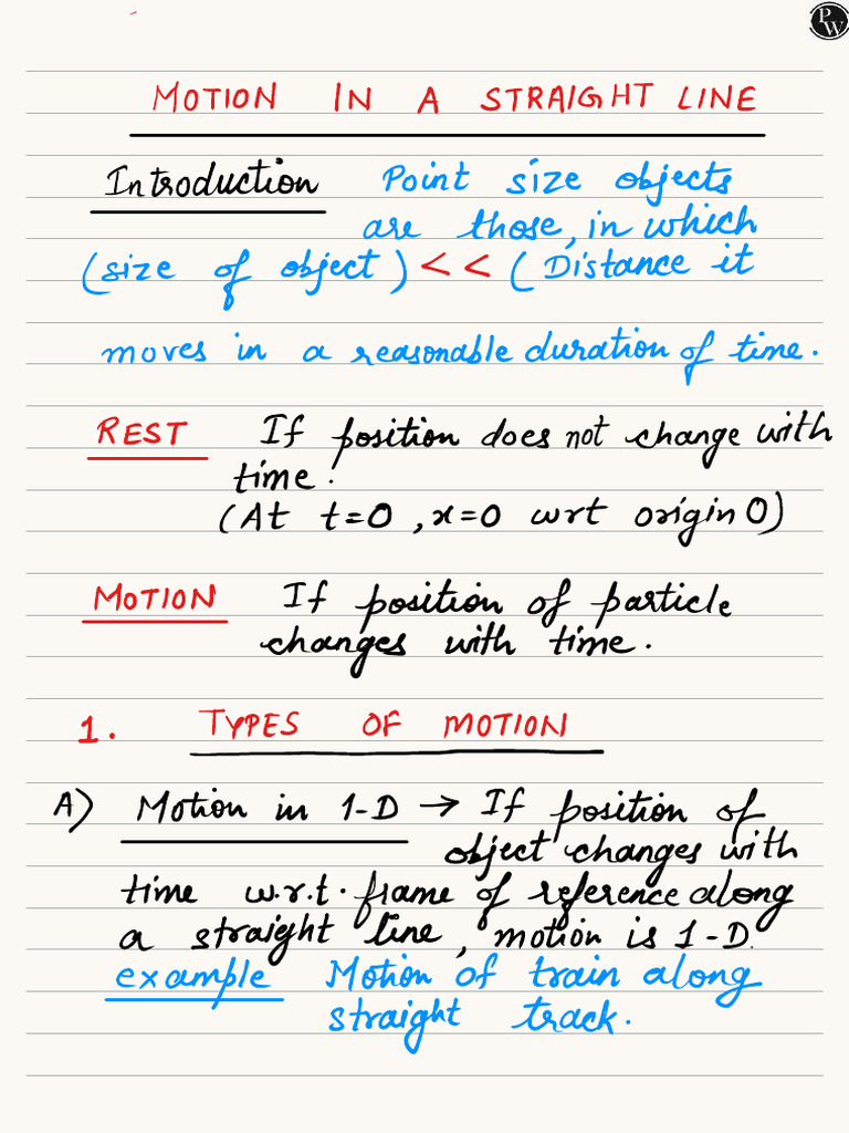 Class Notes | PDF