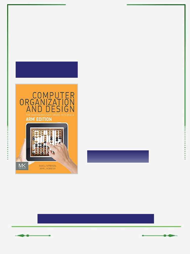 (eBook PDF) Computer Organization and Design ARM Edition: The Hardware Software Interface eBook ...