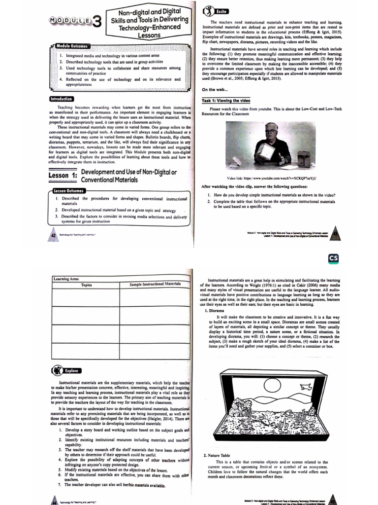 Module 3 Non-digital and Digital Skills and Tools in Delivering ...