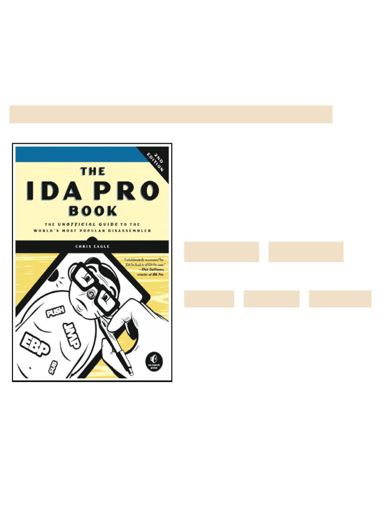 The Ida Pro Book Chris Eagle ebook upgraded layout | PDF