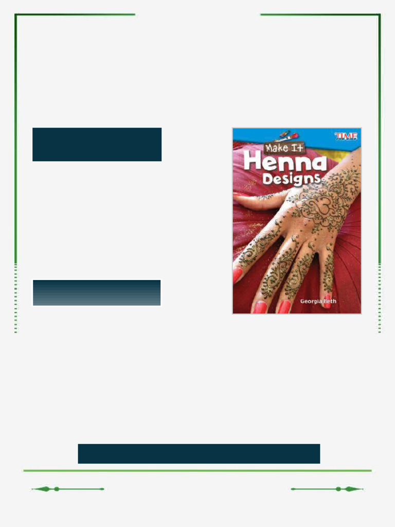 Make It Henna Designs Level 2 Georgia Beth eBook full reference edition ...