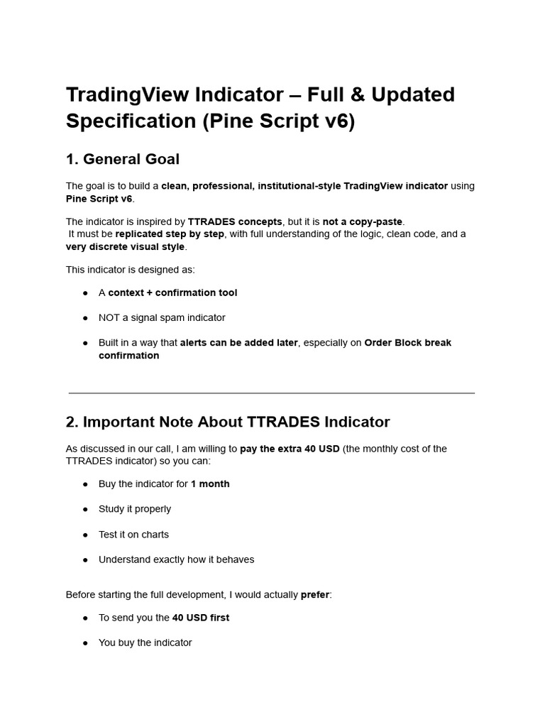 TradingView Indicator Design Guide | PDF | Market Trend