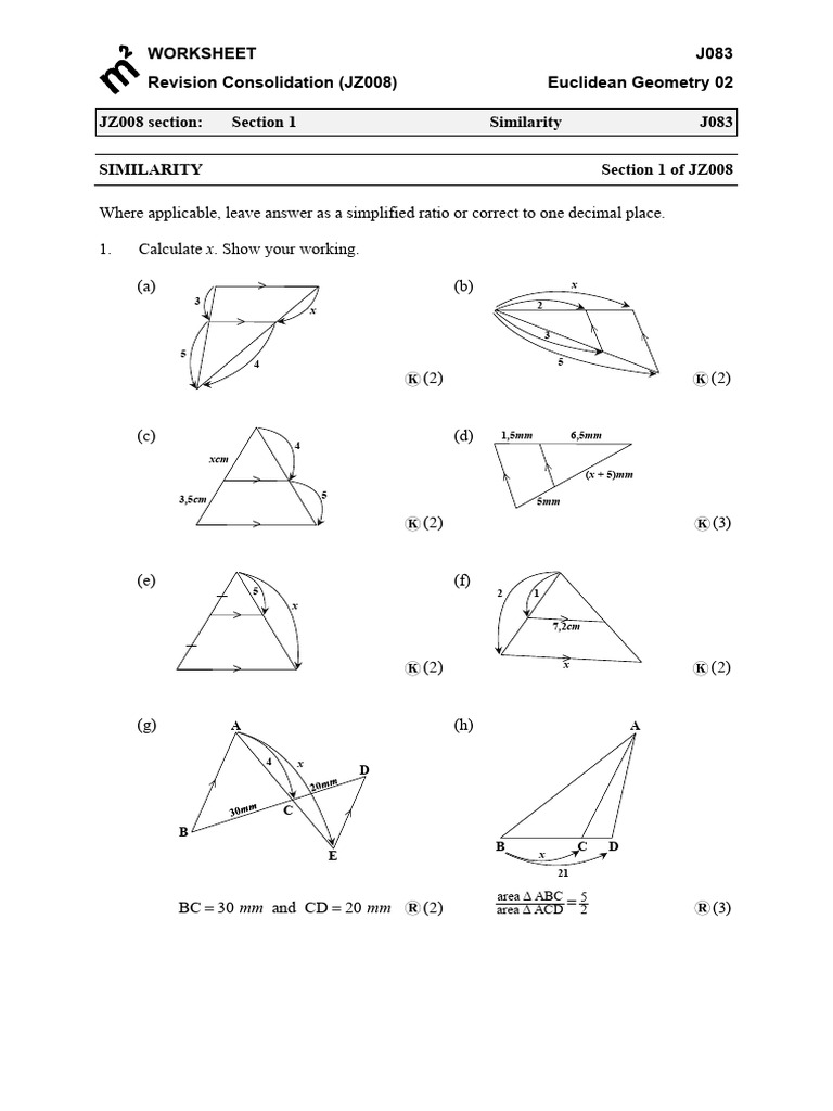 J083 W Euclidean Geometry 02 (JZ008) | PDF | Elementary Geometry ...